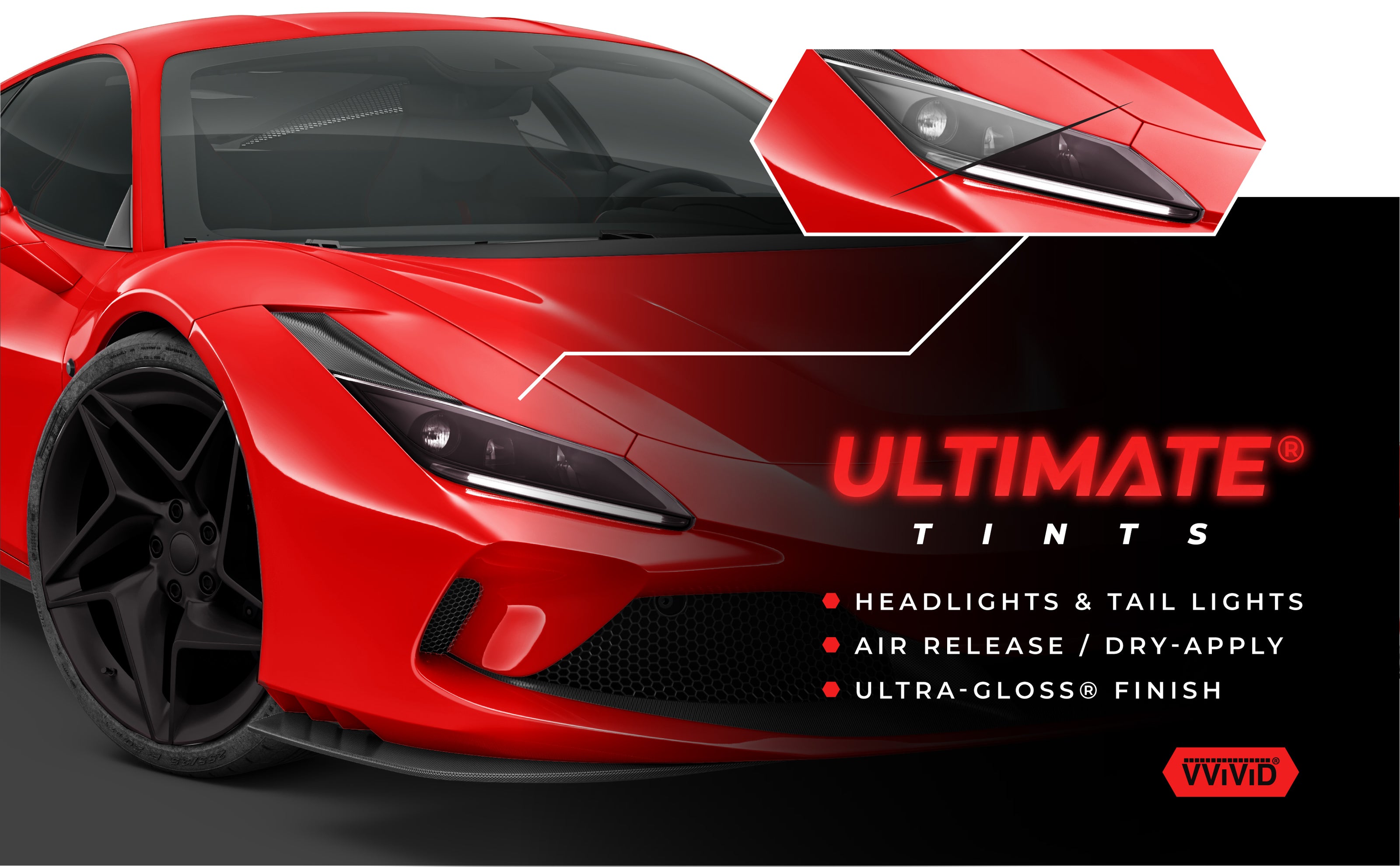 ULTIMATE® Headlight Tint — Light Smoke – VViViD Shop Canada